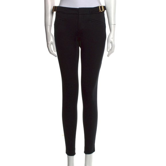 Gucci | Pants & Jumpsuits | Gucci Skinny Leg Black Stretch Riding Pants ...